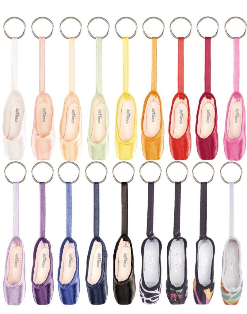 Pointe Shoe Key Rings - So Danca